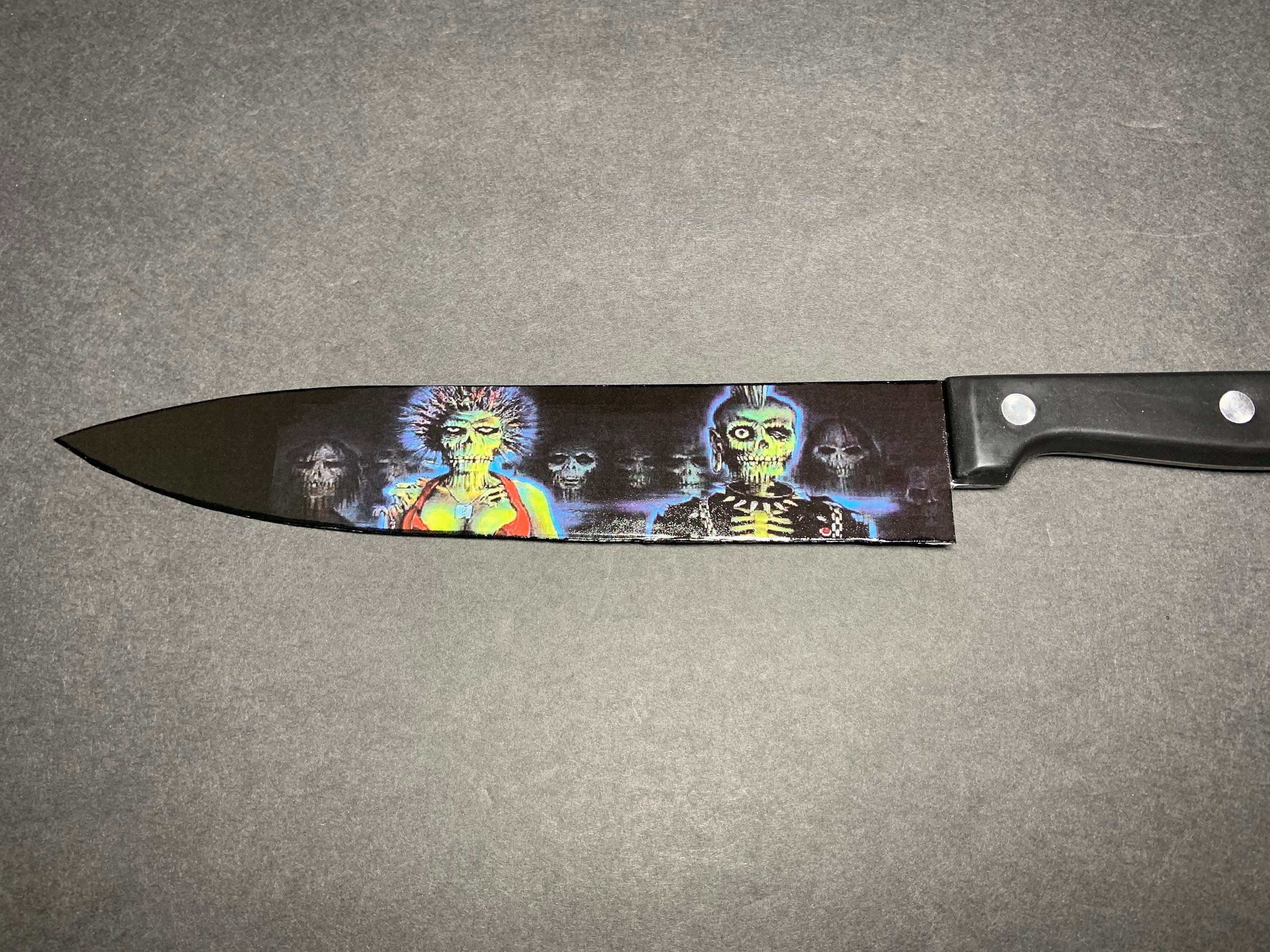 Return of the Living Dead Kitchen Knife With/without Sublimated Stand ...