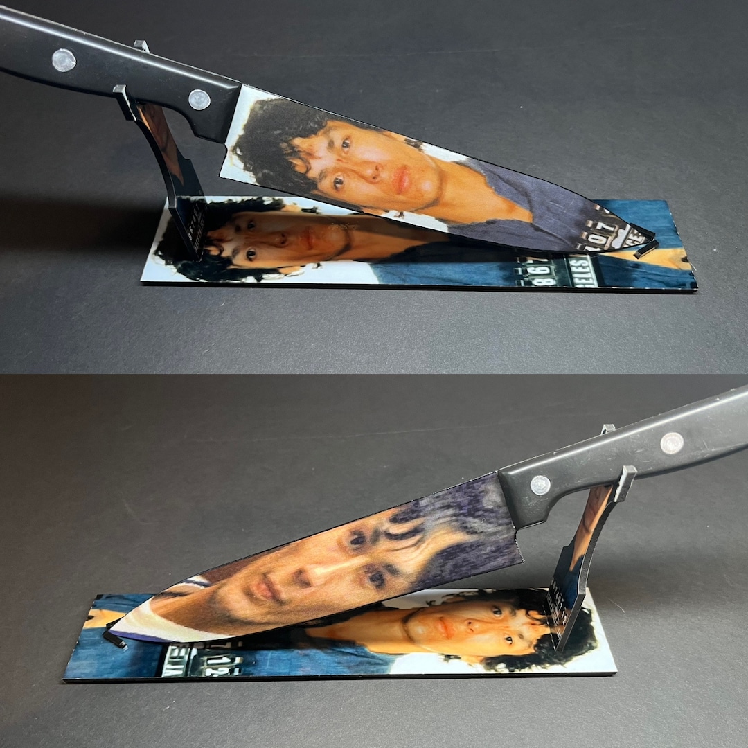 Richard Ramirez Serial Killer Knife With/without Sublimated Stand - Etsy