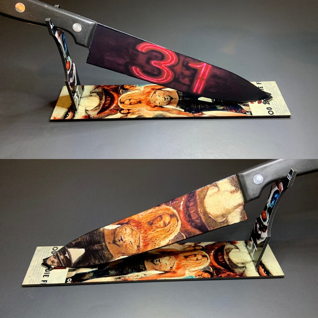 Rob Zombie 31 Horror Knife With/without Sublimated Stand - Etsy New Zealand