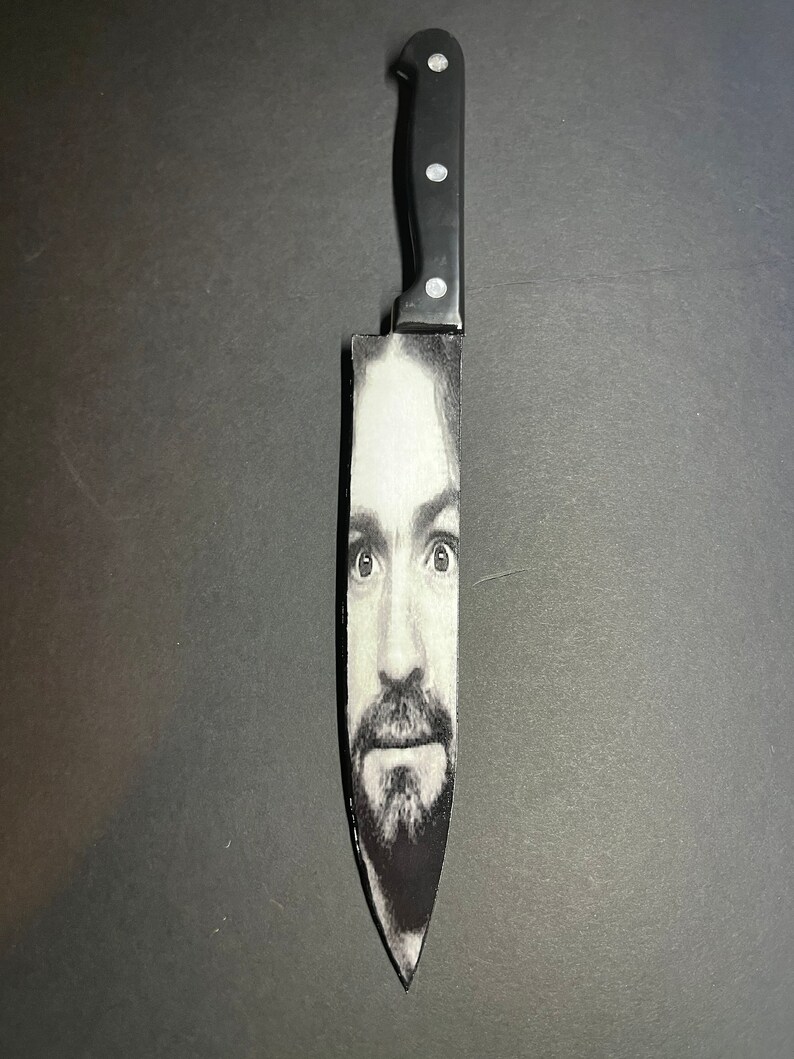 Charles Manson Serial Killer Kitchen Knife With/without - Etsy