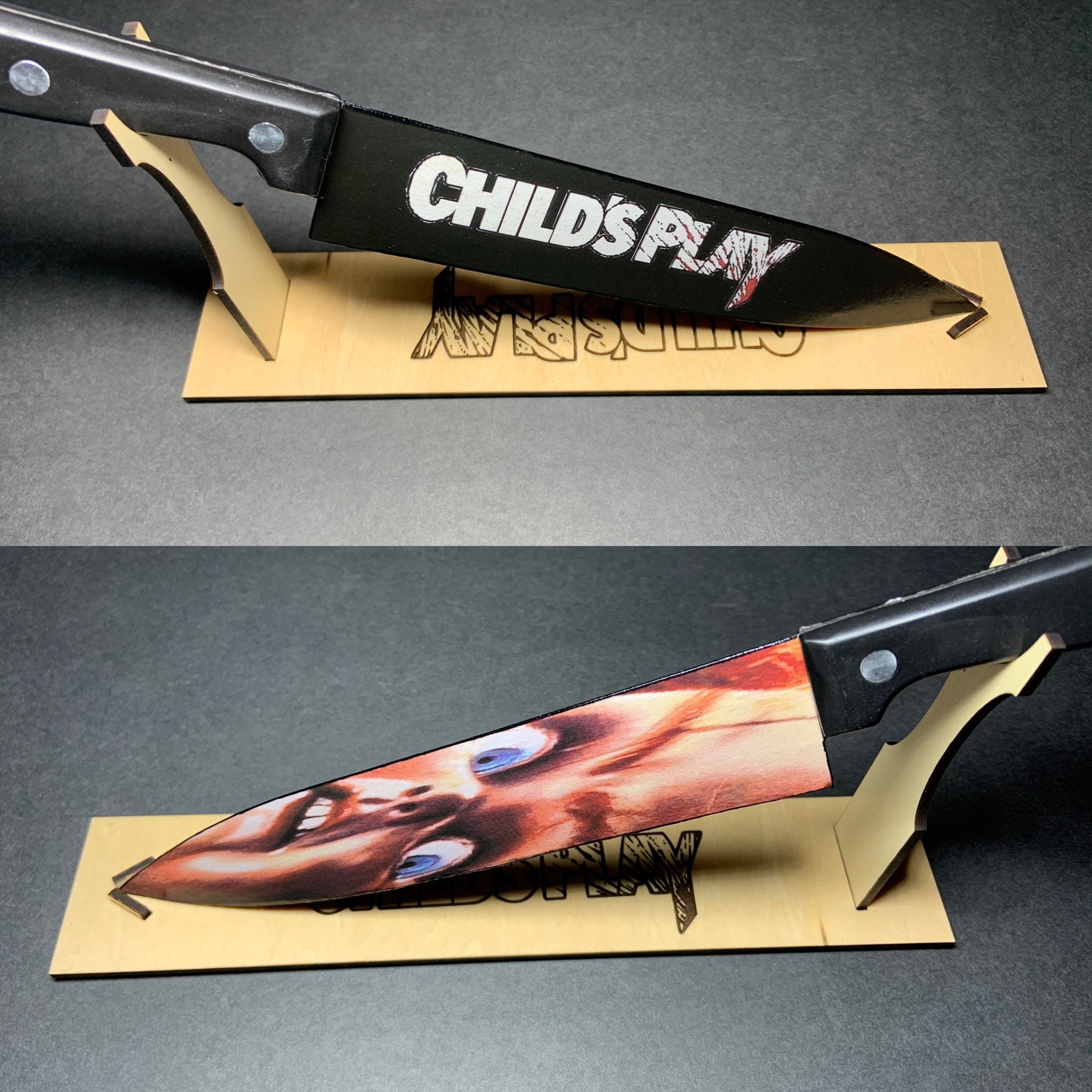 Childs Play Chucky 6 Knife Set With/Without Laser Engraved | Etsy