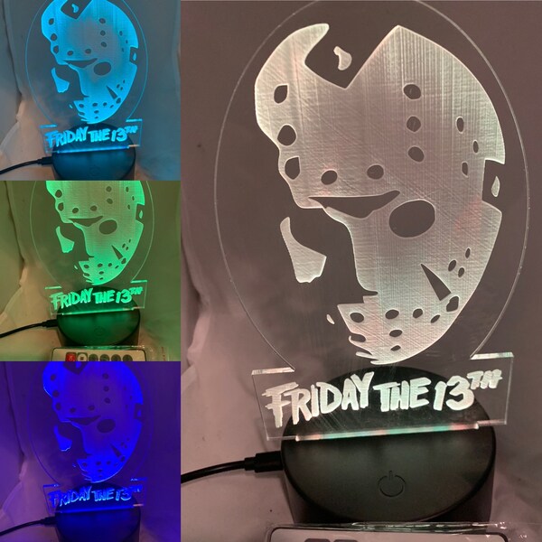 Jason Voorhees Lamp - Etsy