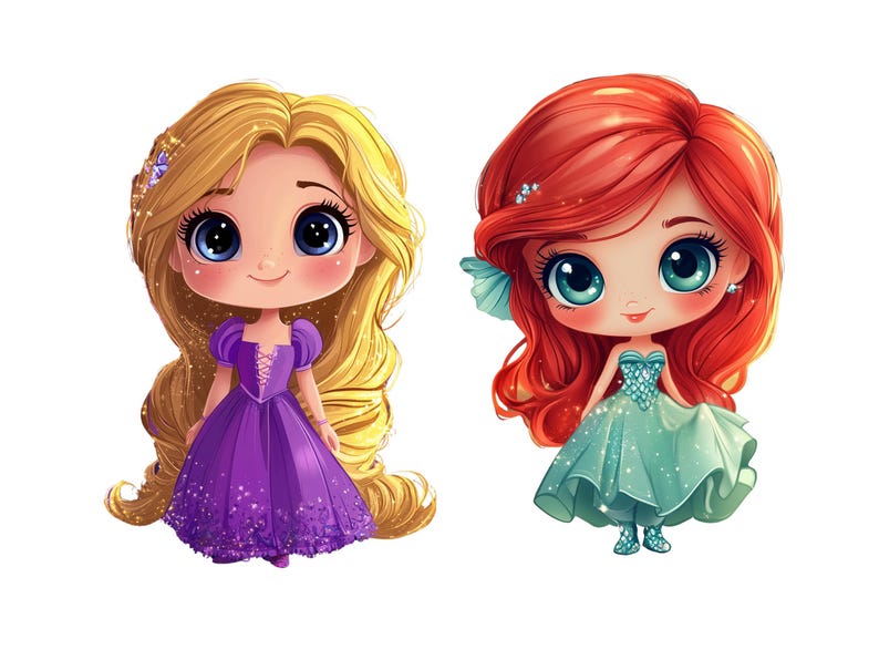 Cartoons Princess, Princess Clipart, Fairy Tale Princess, Wall Art ...