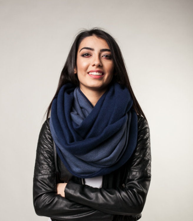 Shawl, Knitted Shawl, Cotton Shawl, Infinity, Shawl Made of Cotton ...