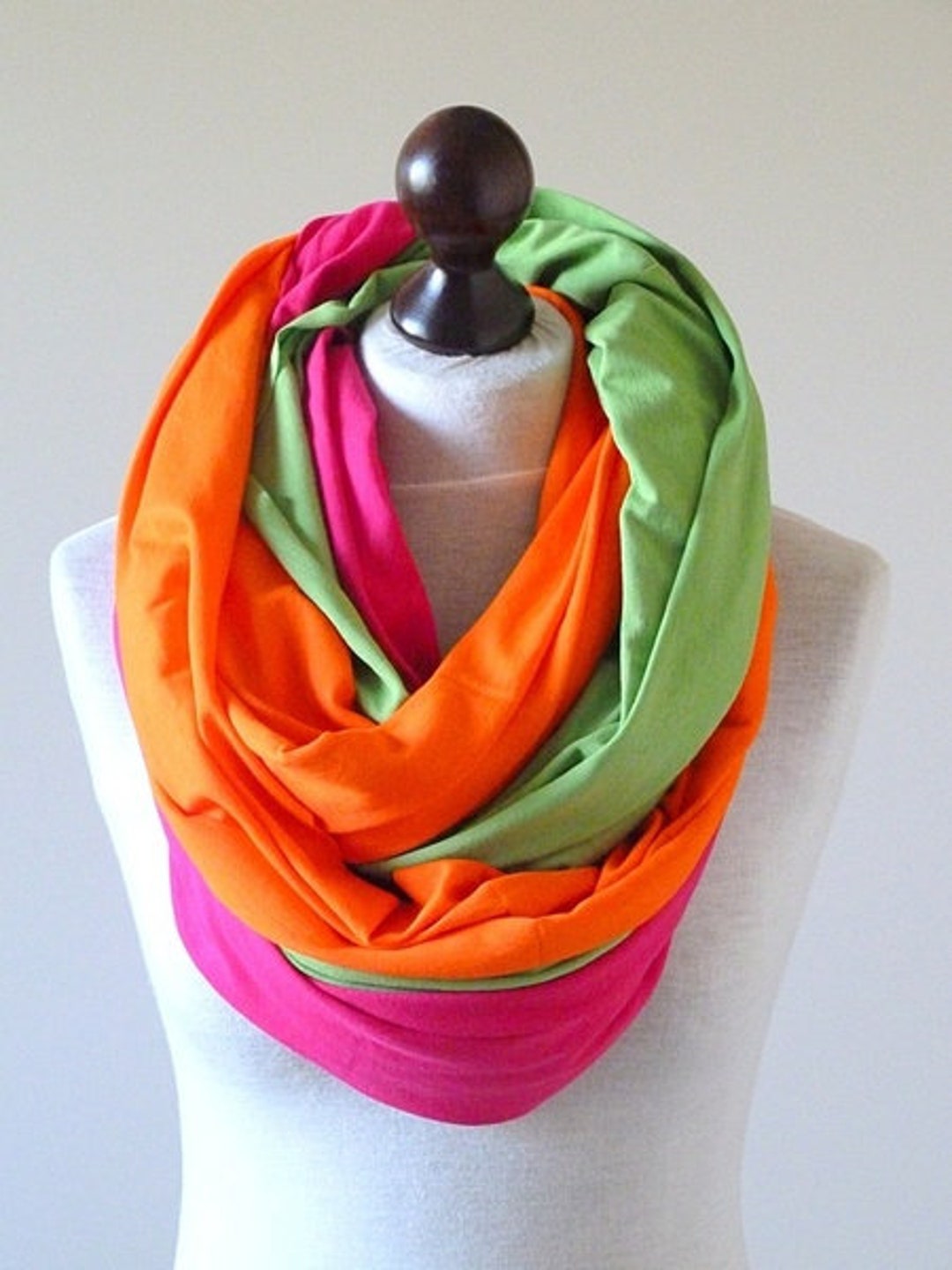 Shawl, Knitted Shawl, Cotton Shawl, Infinity, Shawl Made of Cotton ...