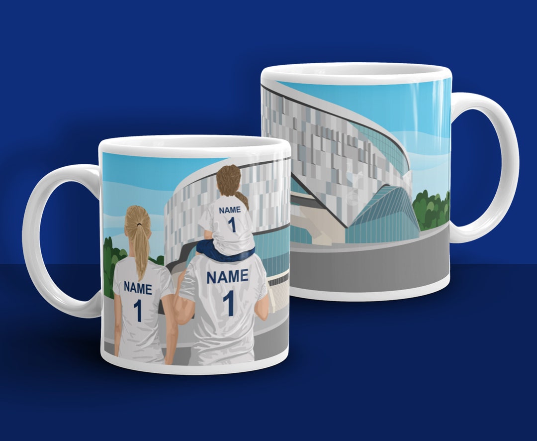 Personalised Tottenham Hotspur Stadium Glossy Ceramic Mug - Etsy