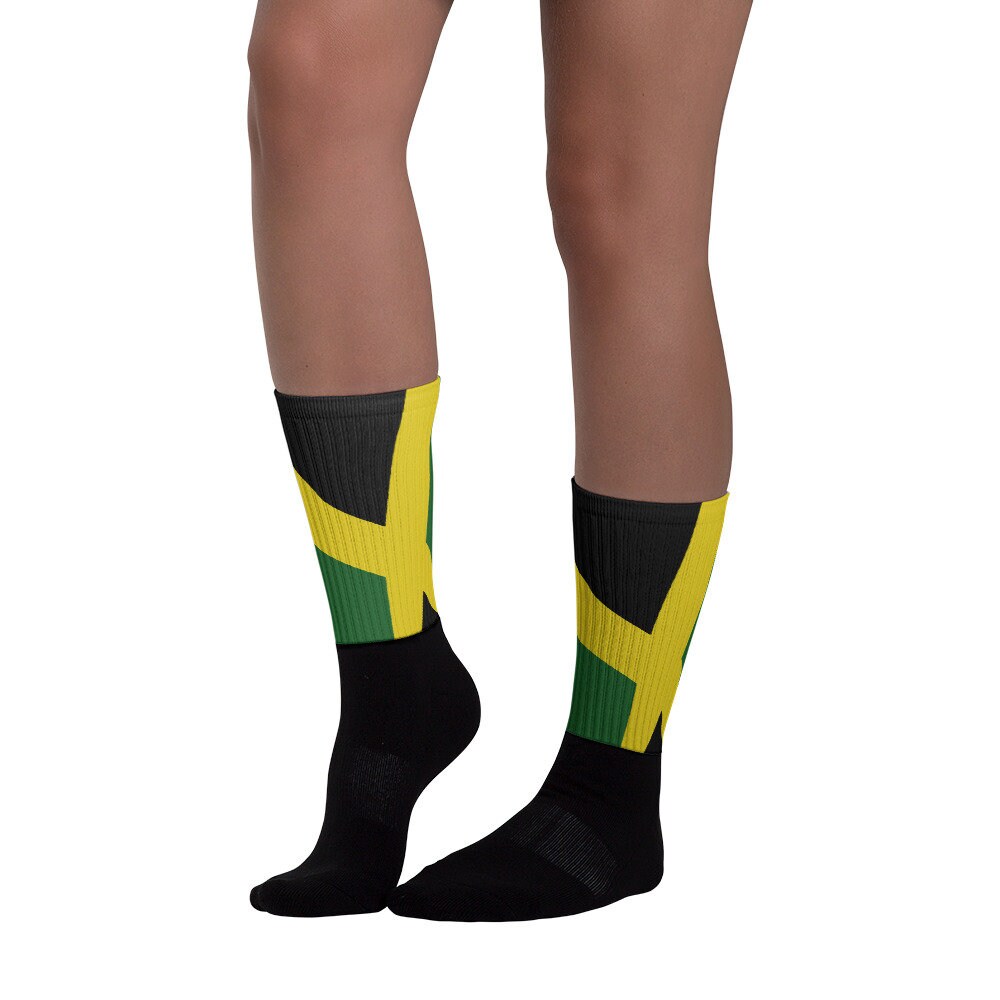 Socks Jamaican Flag - Etsy