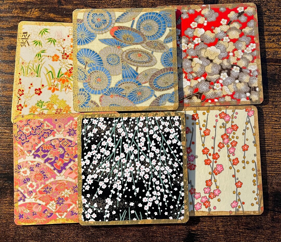 Drinks Coasters, 2 in Box, Assortment of Decorative Coasters, Japanese ...