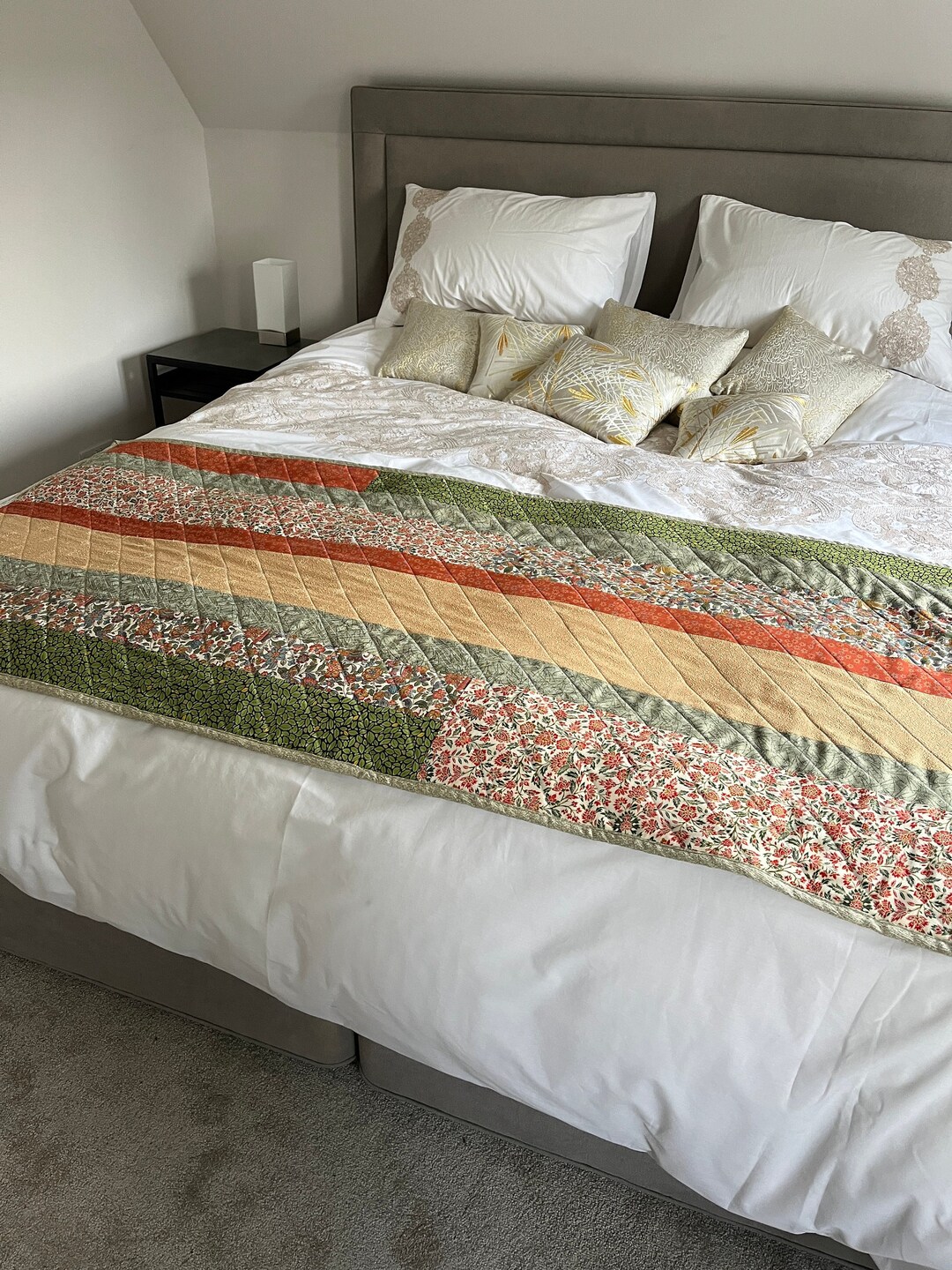 Bed Runner Luxury Silk Bed Runner Double Bed Runner Kimono - Etsy