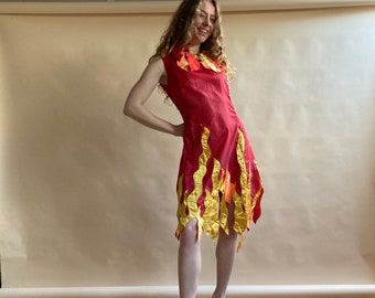 Fire Flame Dress | Etsy