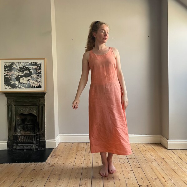 Coral Sundress - Etsy