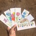 Watercolor Bookmarks | Original Painting | Customized Bookmark - Etsy