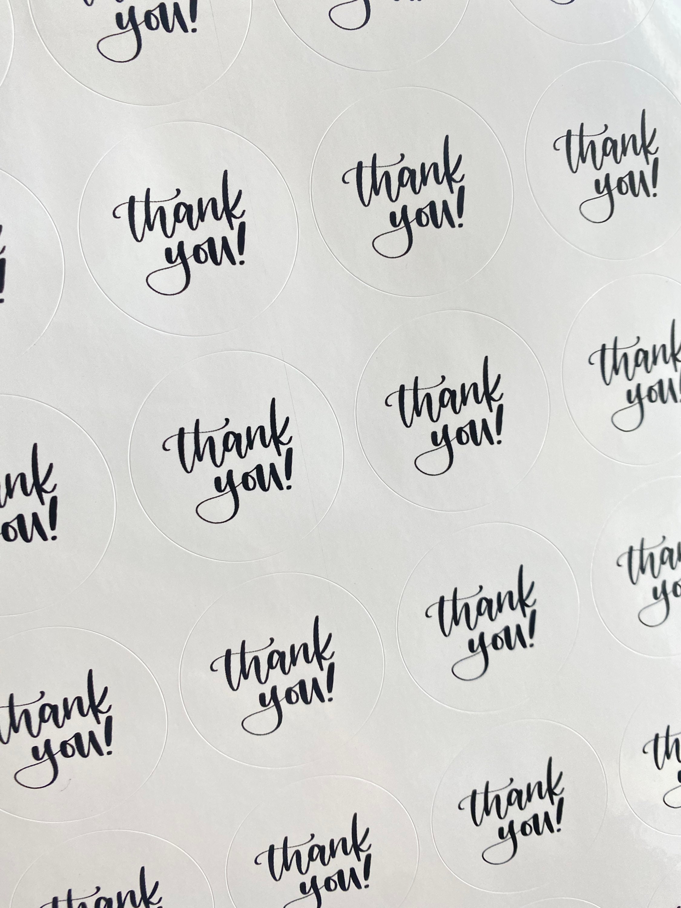 Thank You Stickers | Custom Stickers | Mail Stickers | Sticker Sheets ...
