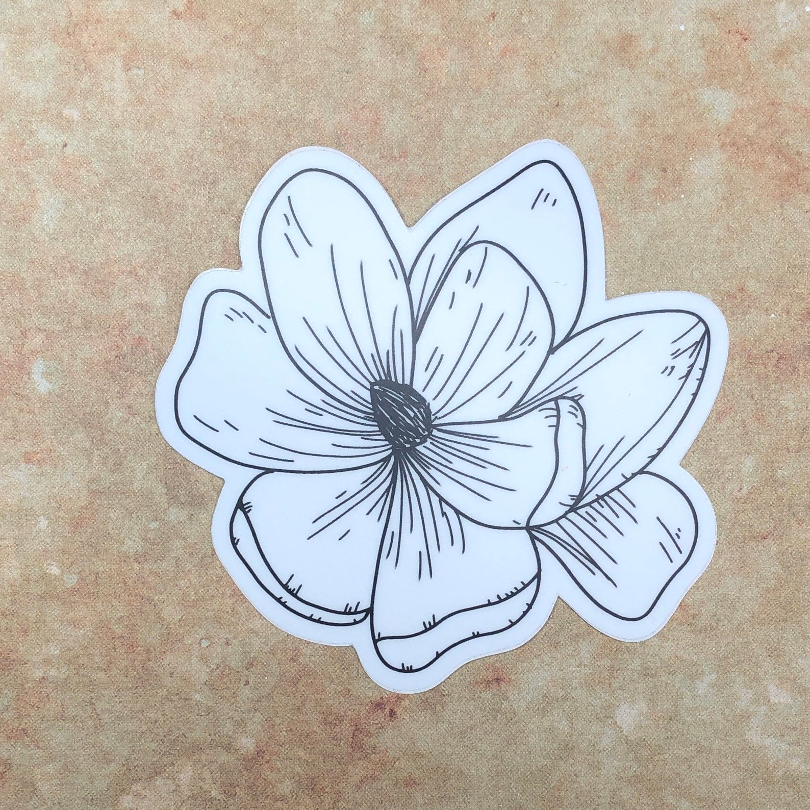 Magnolia Vinyl Sticker | Etsy