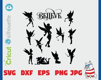 Tinkerbell cut files | Etsy