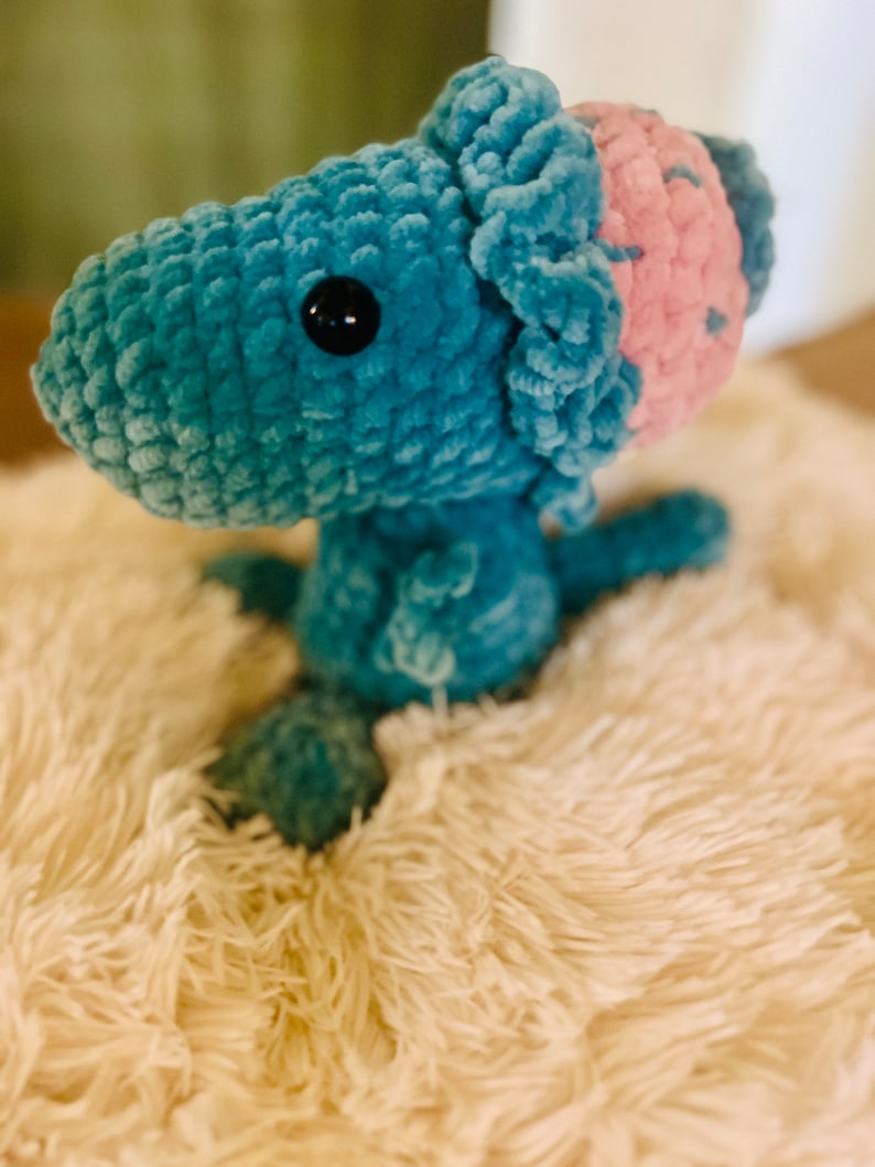 Strawberry Dinosaur Crochet Stuffy - Etsy