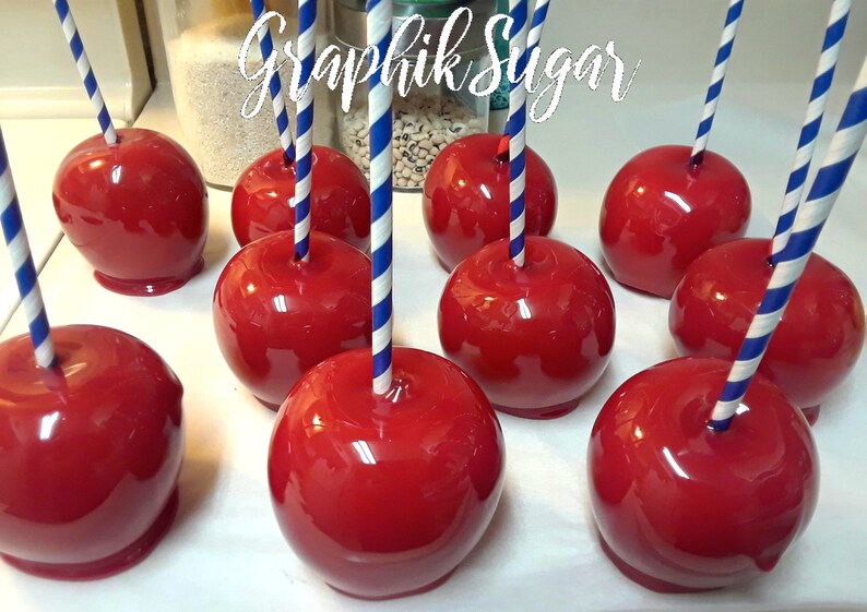 SPIDERMAN Themed Candy or CHOCOLATE Apples & Rice Crispy - Etsy