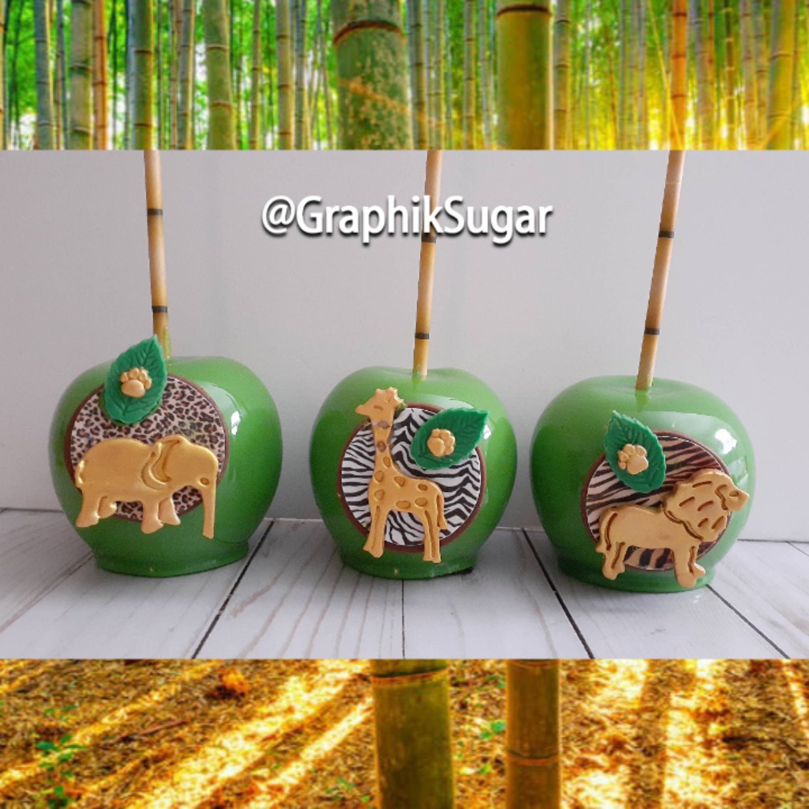 SAFARI Themed Candy Apples - Etsy
