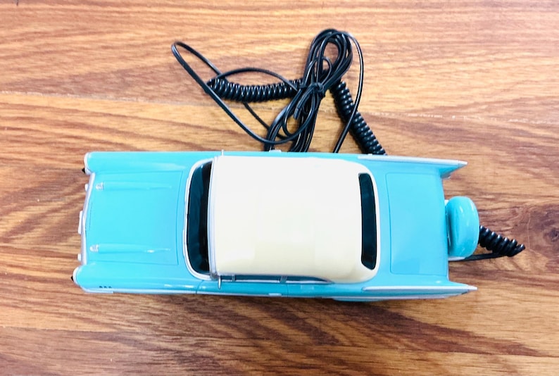 Vintage 1957 Chevy Bel Air Landline Phone - Retro Car Collectible ...