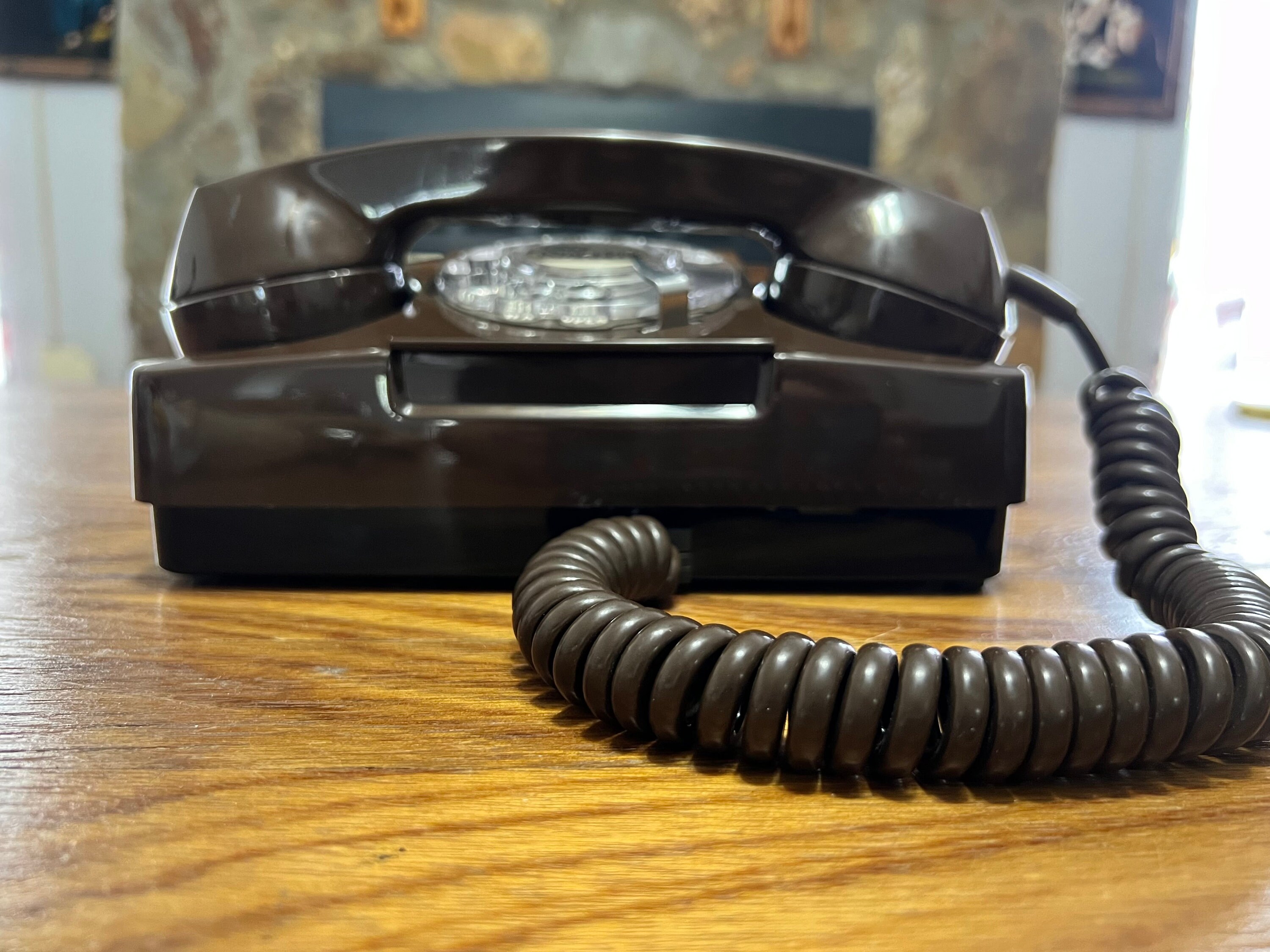 Vintage Chocolate Brown Rotary Dial Starlite Princess Telephone, WORKS ...