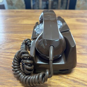 Vintage Chocolate Brown Rotary Dial Starlite Princess Telephone, WORKS ...
