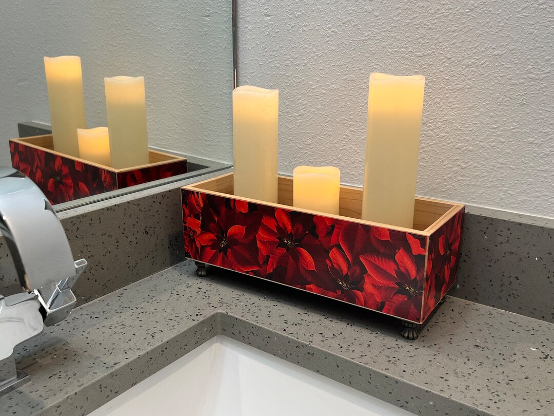 Bathroom Organizer Catch All Box Desk Caddy Bathroom Caddy - Etsy