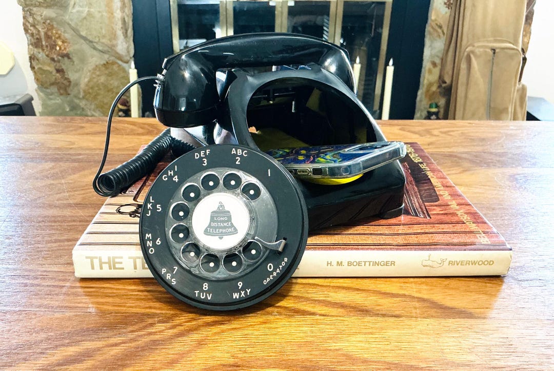 American Electric Rotary Dial Phony Phone Box: Vintage Stash Box ...