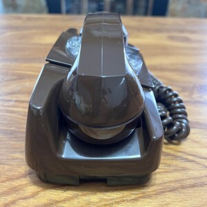 Vintage Chocolate Brown Rotary Dial Starlite Princess Telephone, WORKS ...