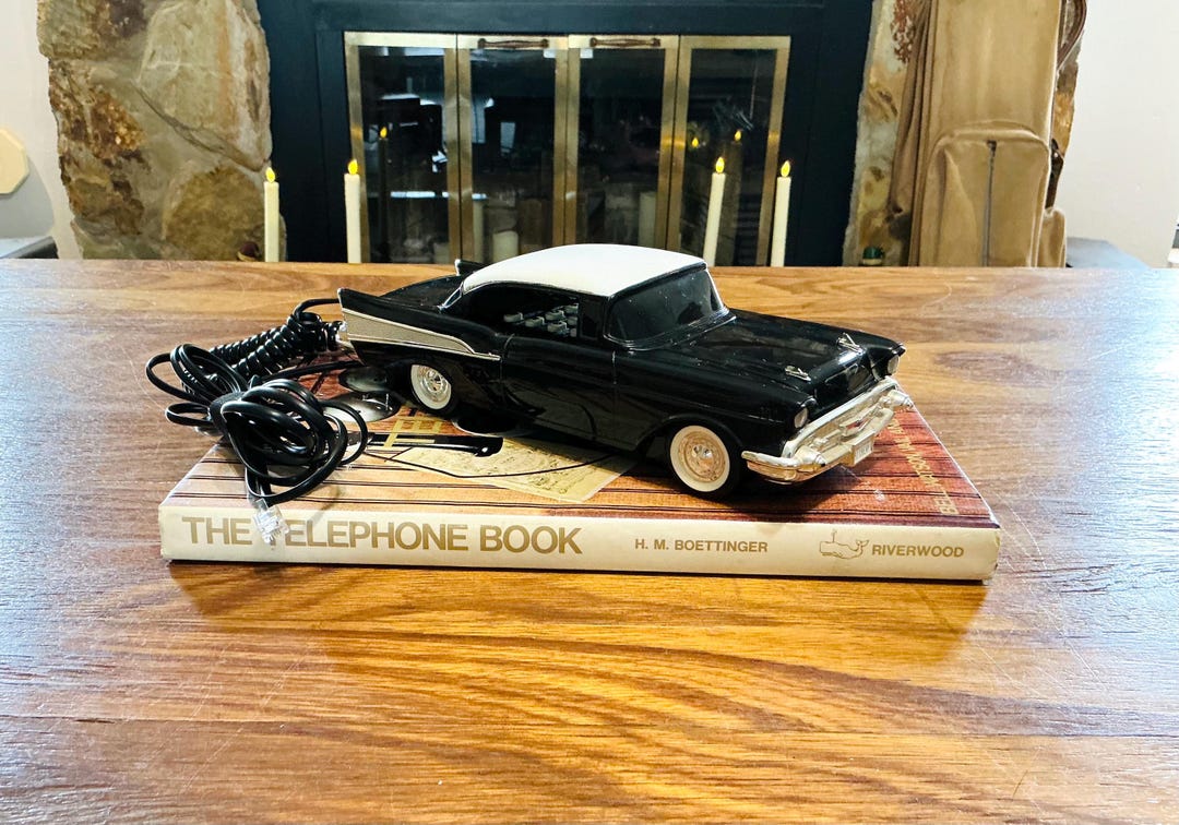 57 Chevy Telemania WORKING Telephone: Vintage Car Phone Beeps for Ring ...