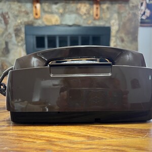 Vintage Chocolate Brown Rotary Dial Starlite Princess Telephone, WORKS ...