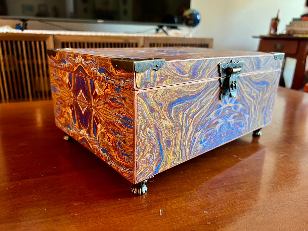 Large Wooden Memory Keepsake Stash Box Wooden Storage Box - Etsy