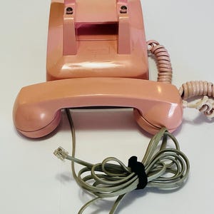 Rare Pink Rotary Dial Phone, Vintage Western Electric Bell System Phone ...
