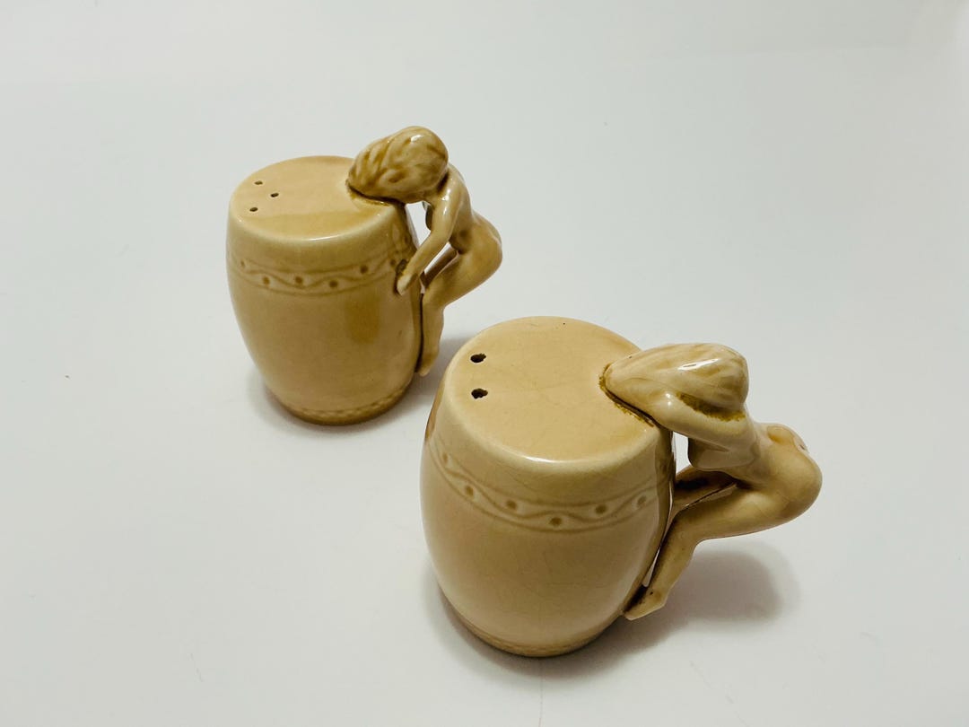 Vintage Nude Women Salt & Pepper Shakers, Made in Japan, Free Shipping ...