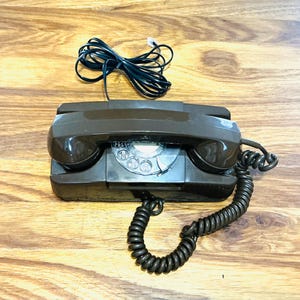 Vintage Chocolate Brown Rotary Dial Starlite Princess Telephone, WORKS ...