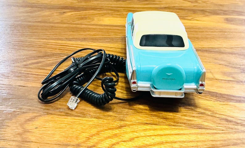 Vintage 1957 Chevy Bel Air Landline Phone - Retro Car Collectible ...