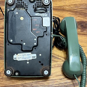 Vintage Western Electric Bell System Green Rotary Dial Telephone, WORKS ...