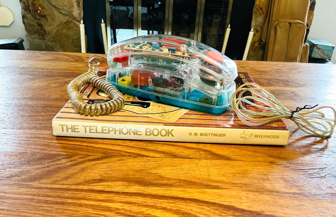 Vintage WORKING Bell South Transparent Phone: Clear Touch Tone ...
