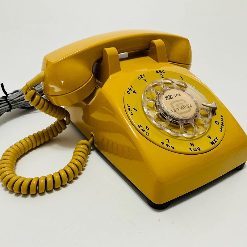 Rotary Dial Phone - Etsy