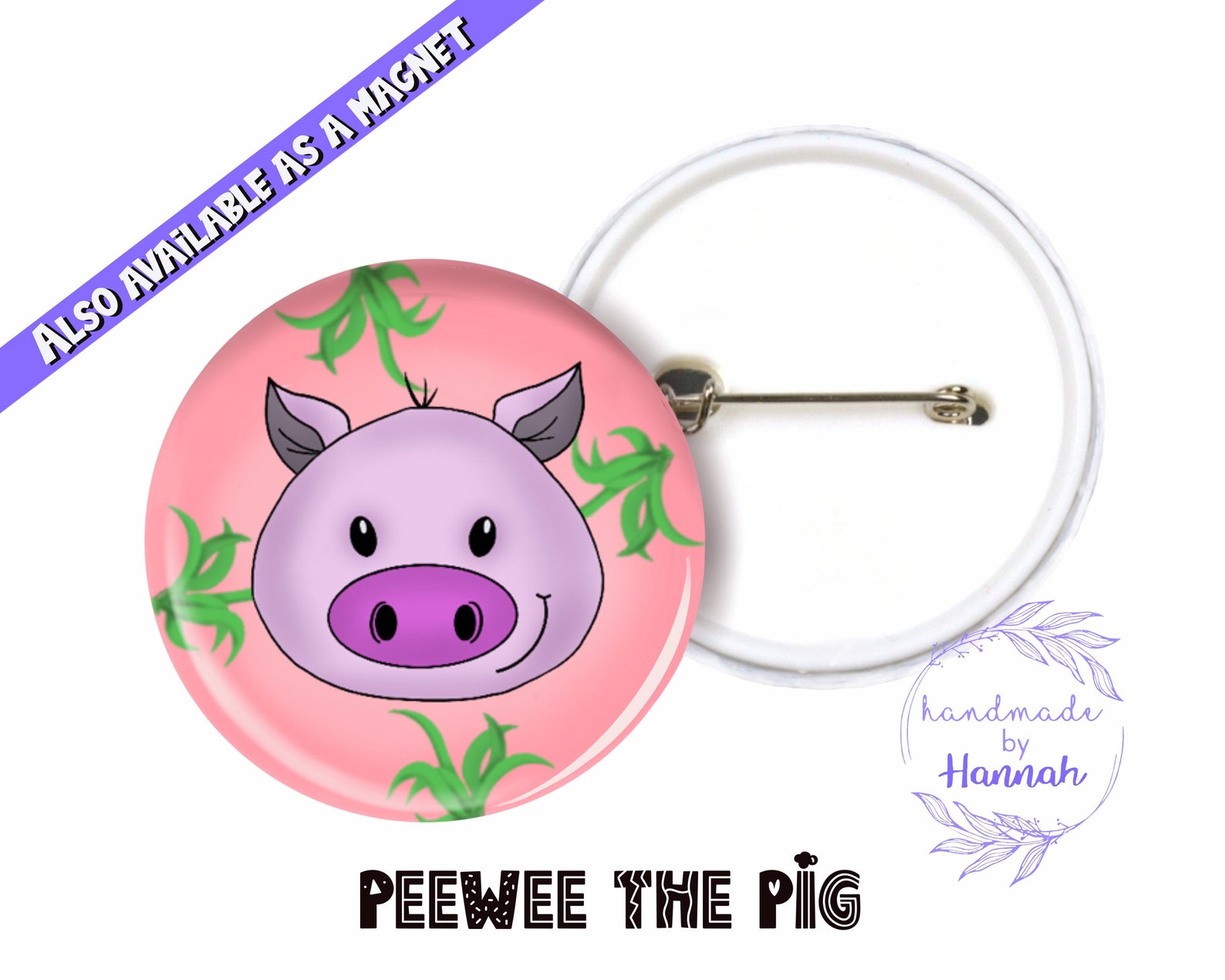 Cute Animal Badges Farmyard Animals Safari Animals - Etsy