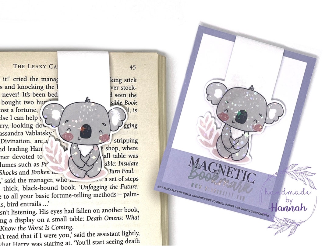 Koala Magnetic Bookmark - Personalised Bookmarks - Book Lovers Gift ...