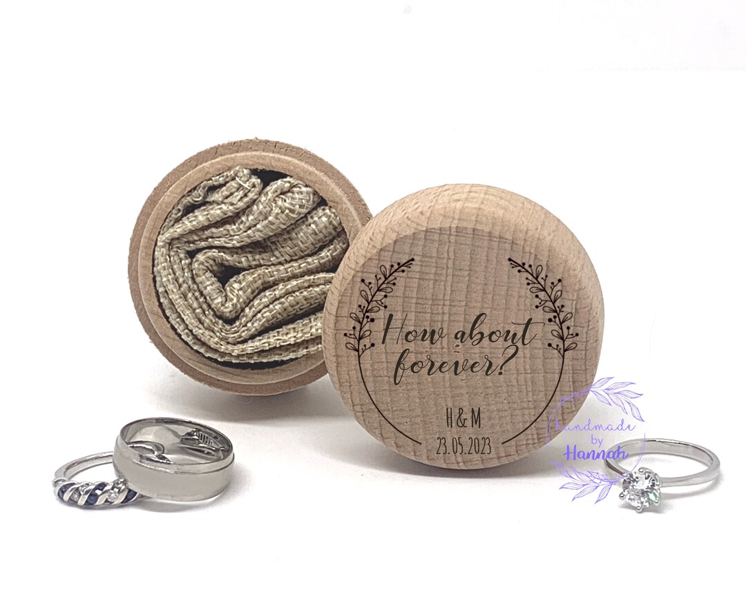 Couples Ring Box - Wedding Ring Box - Engagement Ring Box ...