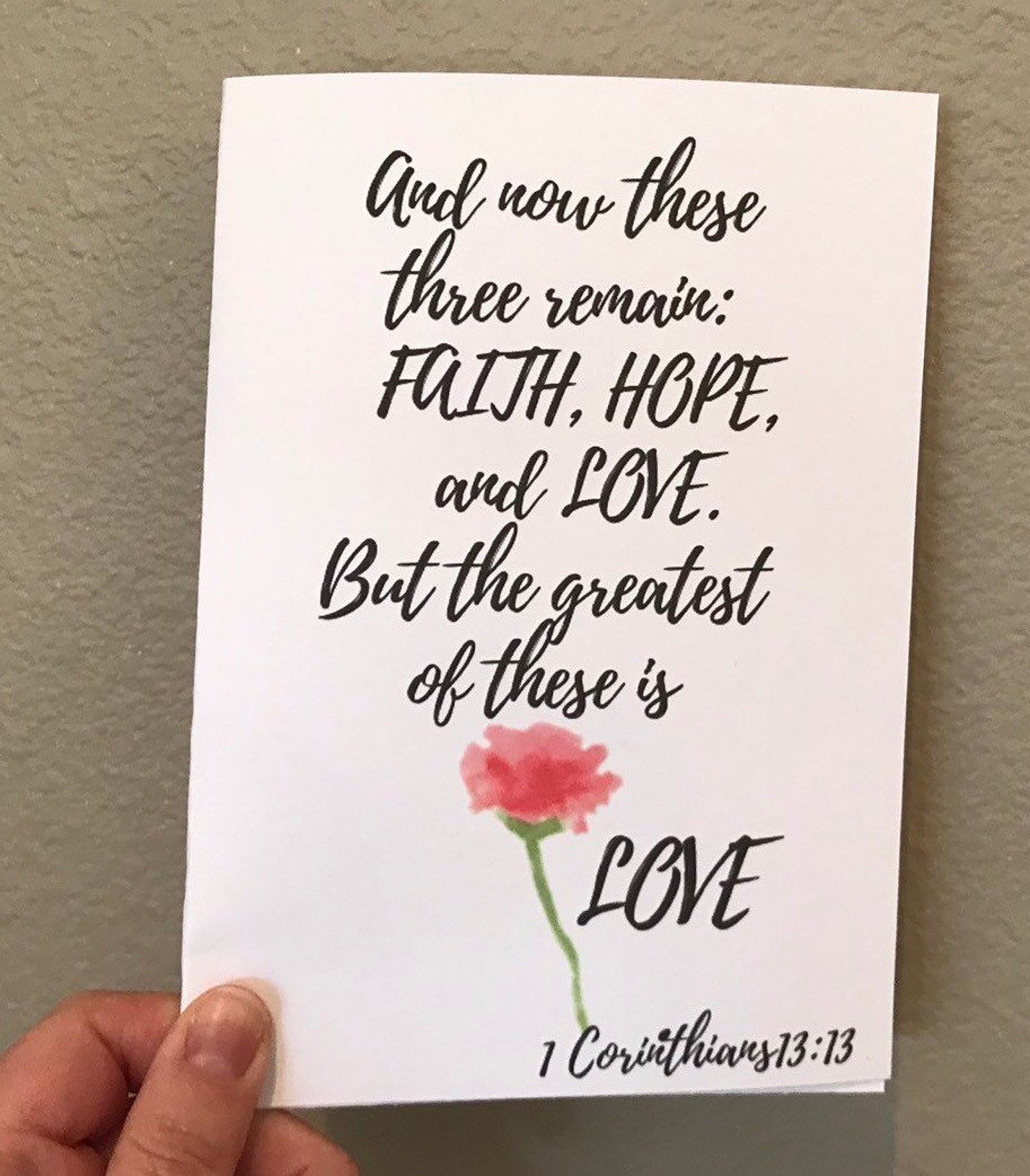 PRINTABLE Christian Valentines Day Card, Religious Wedding Card ...