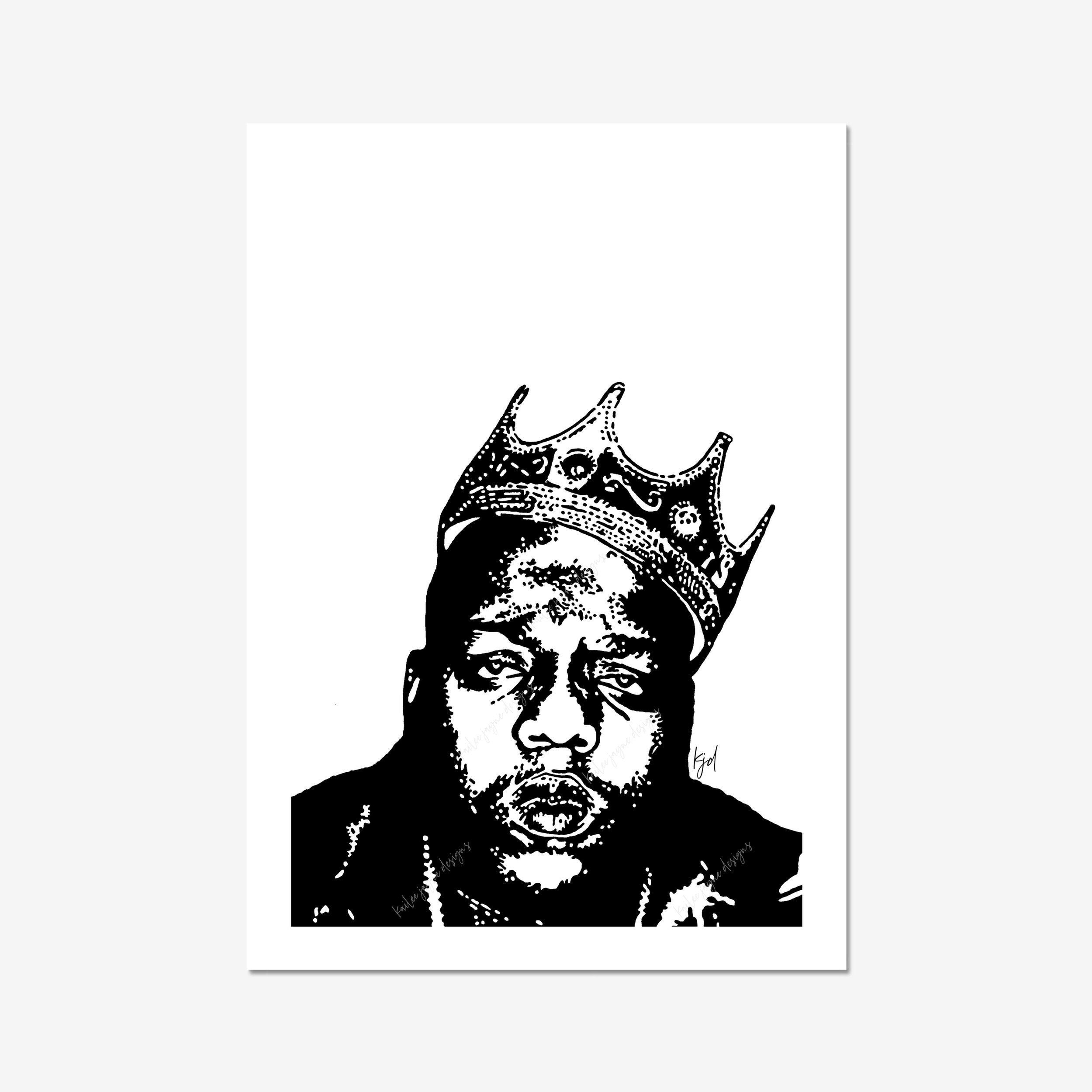 Biggie Black And White