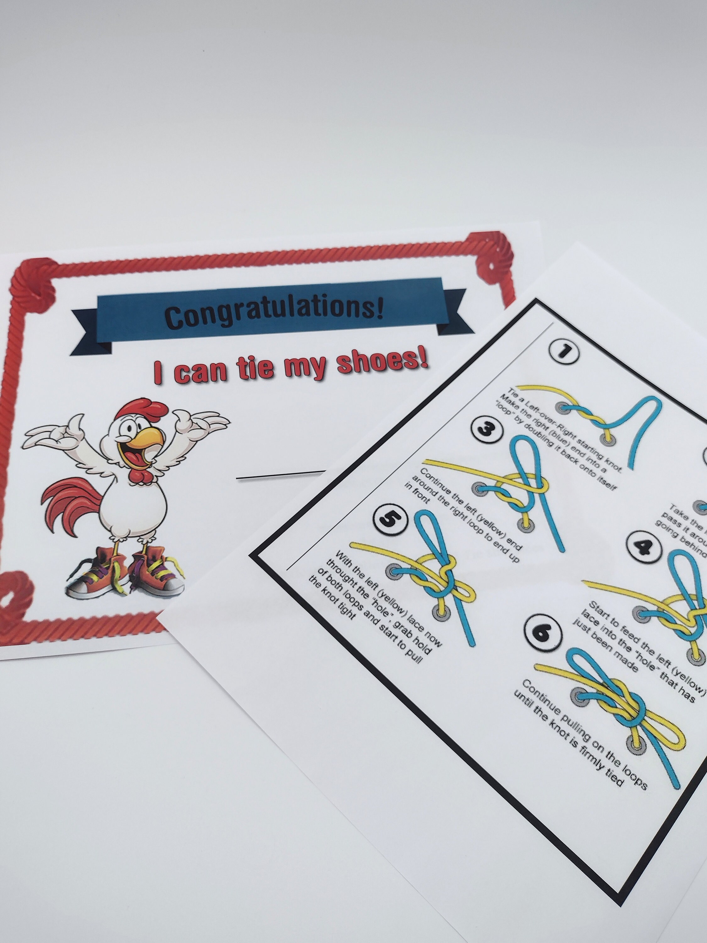 Personalised Shoe Lace Learning Set Fun and Interactive Way to Teach ...