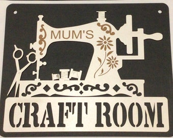 Craft Room Sign - Etsy UK