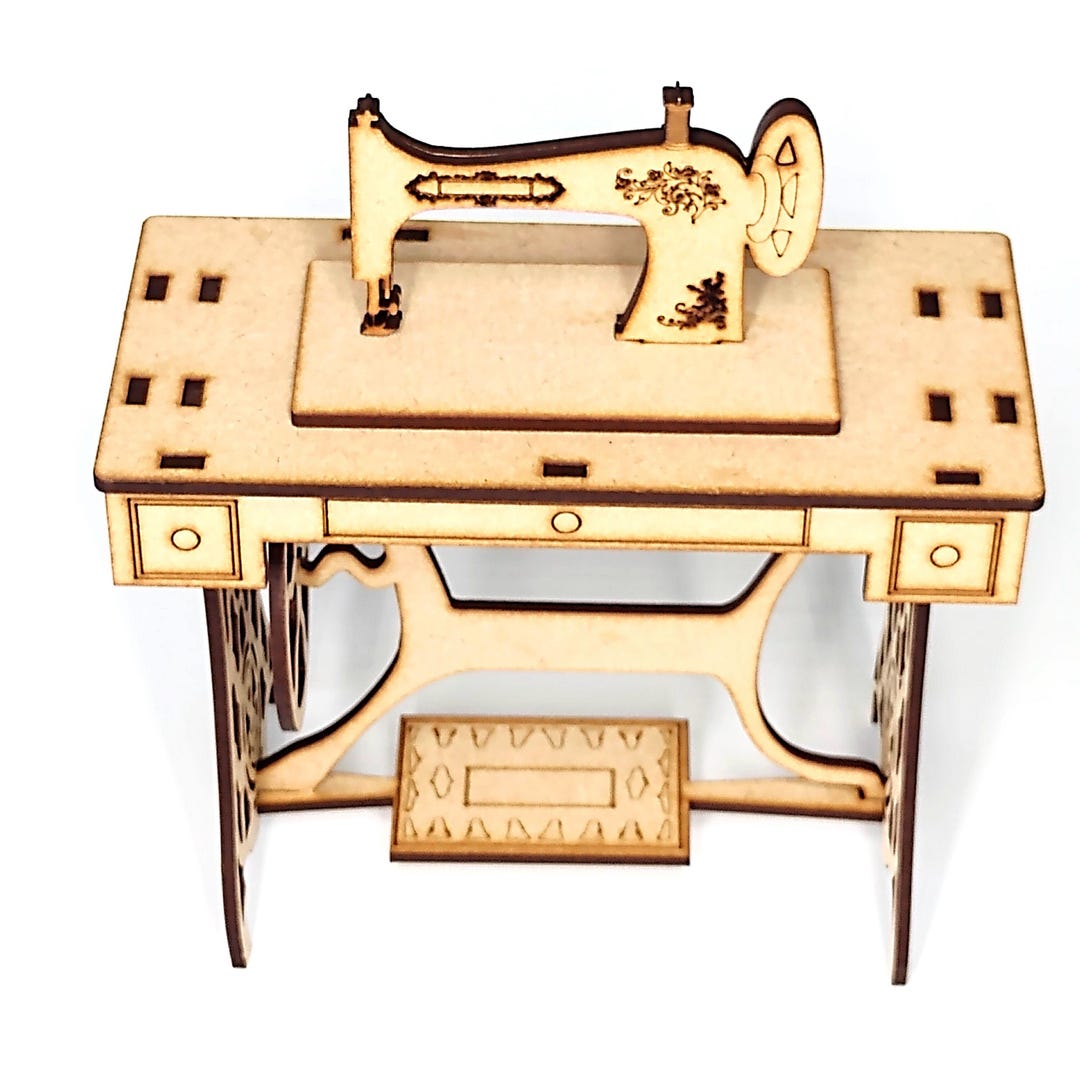 Miniature Wooden Sewing Machine for Collectors and Christmas Gifts - Etsy