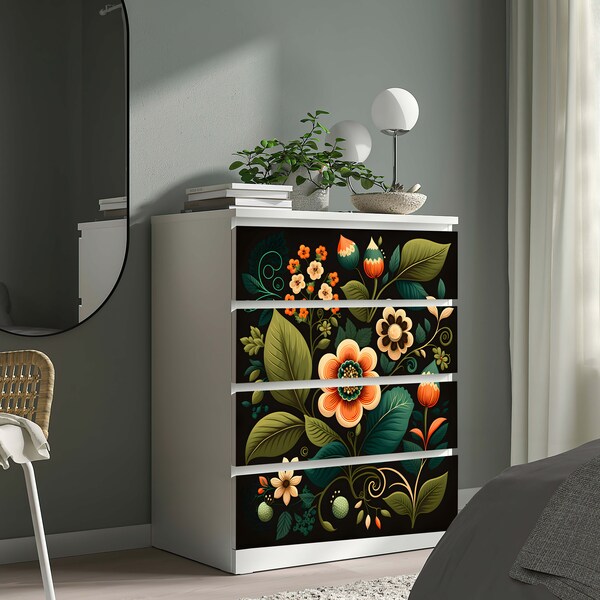 Malm Dresser Decal - Etsy