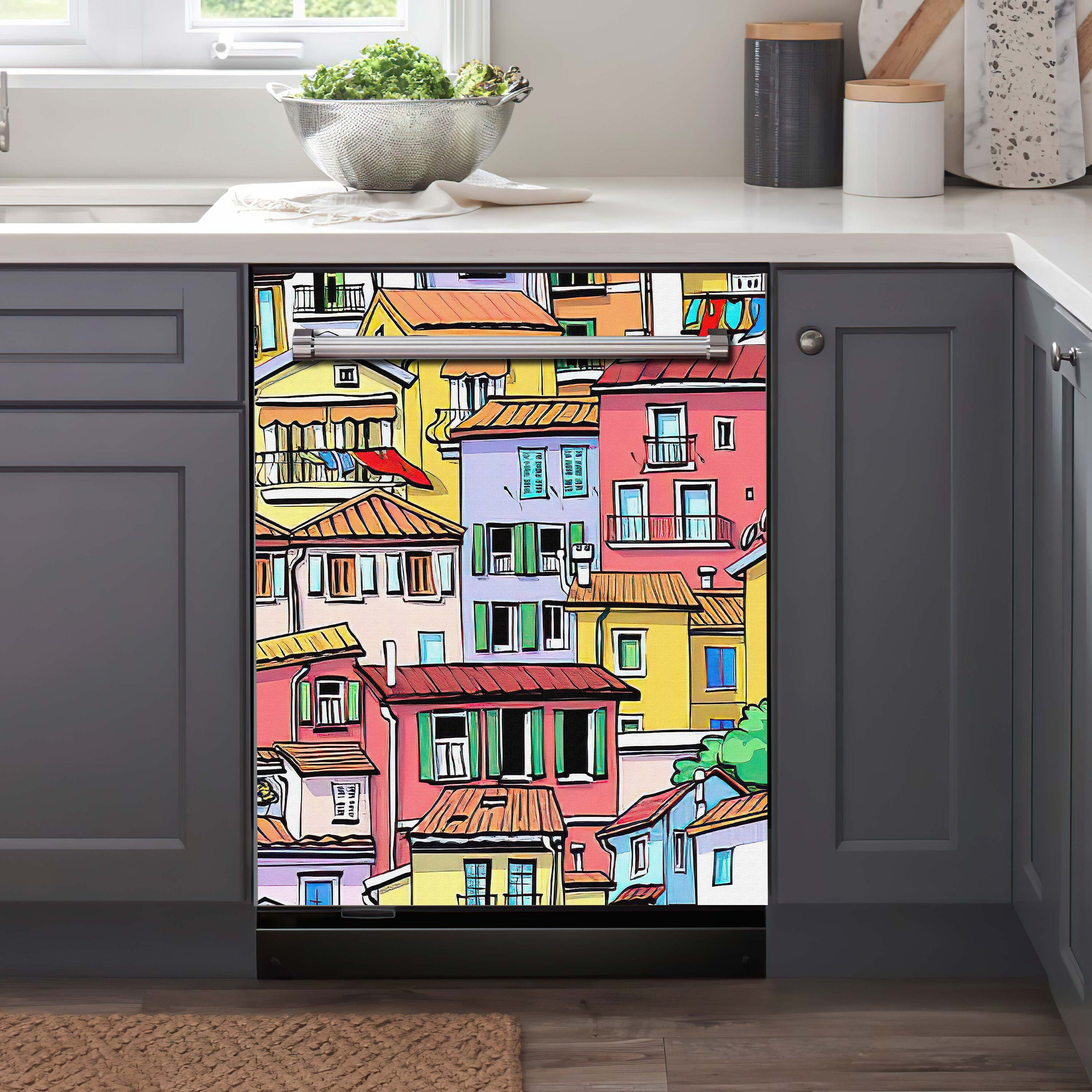 Colorful Houses Dishwasher sold by Soberana Ziza | SKU 332979 ...