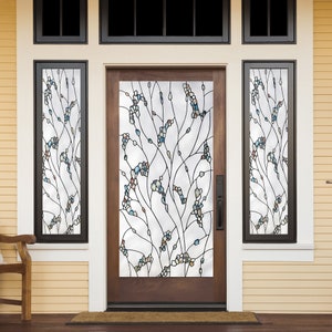 Branches Glass Decor Window Privacy Film Sticker Tree Branches Stain ...