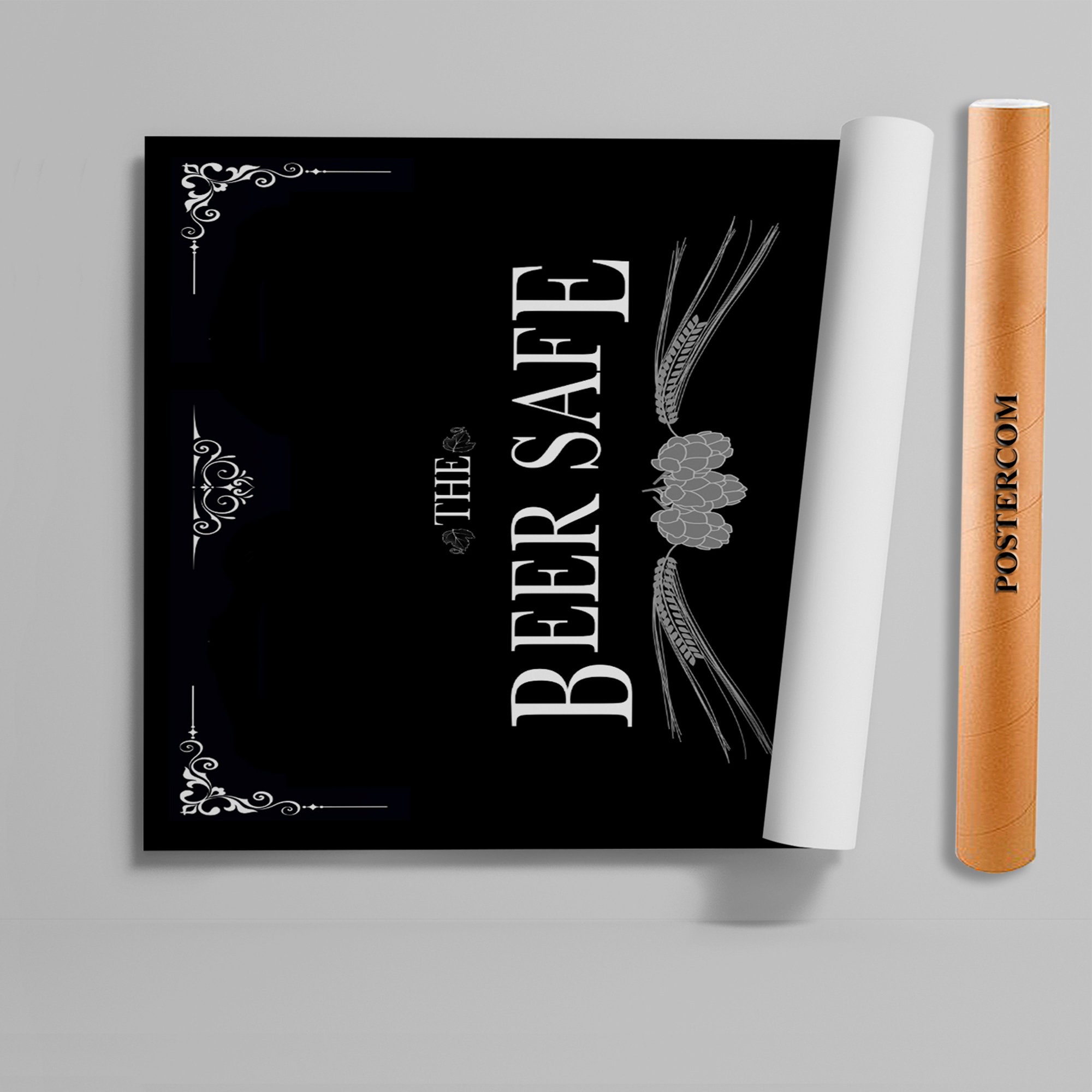 Door Mural Beer Safe Decal Fridge Door wrap Kitchen Logo door | Etsy